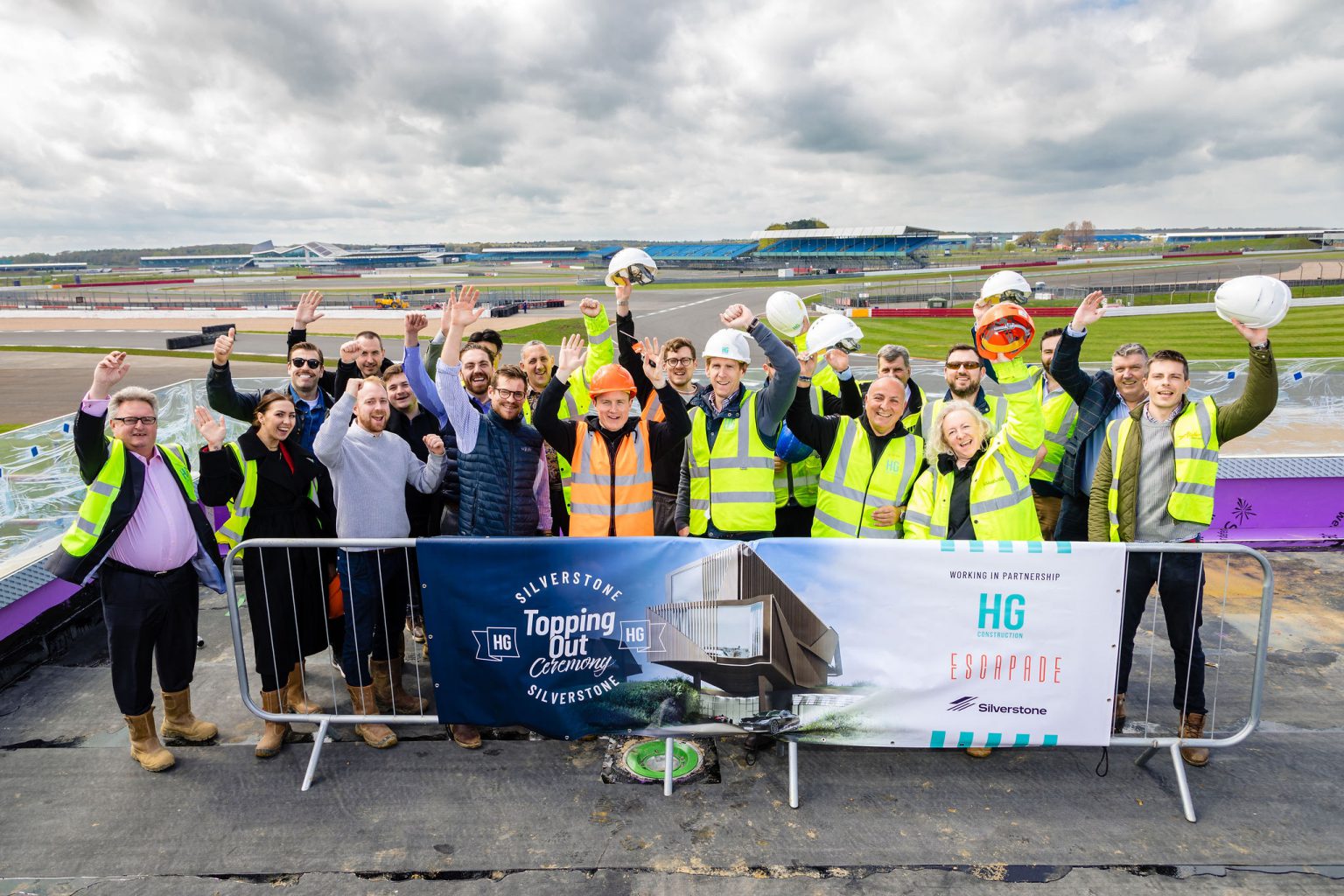 Topping Out at Escapade Silverstone - HG Construction HG Construction