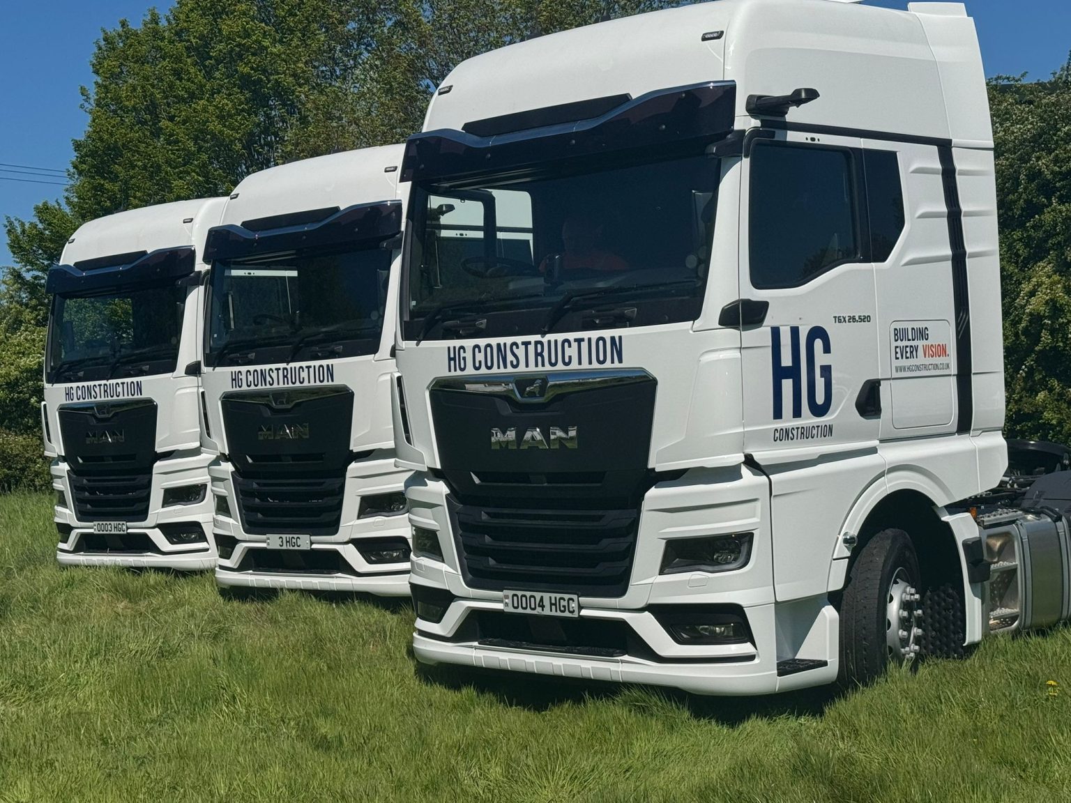 New HG Trucks Join Our Growing Fleet HG Construction
